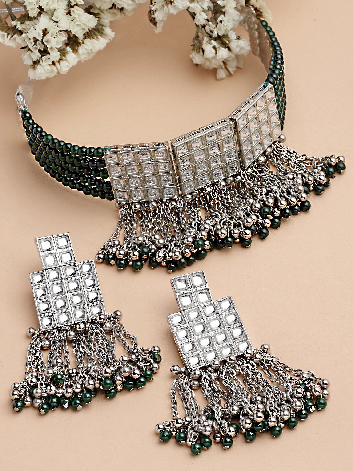 Buy Evergreen Oxidised Necklace For Parties & Occasions By Karatcart ...