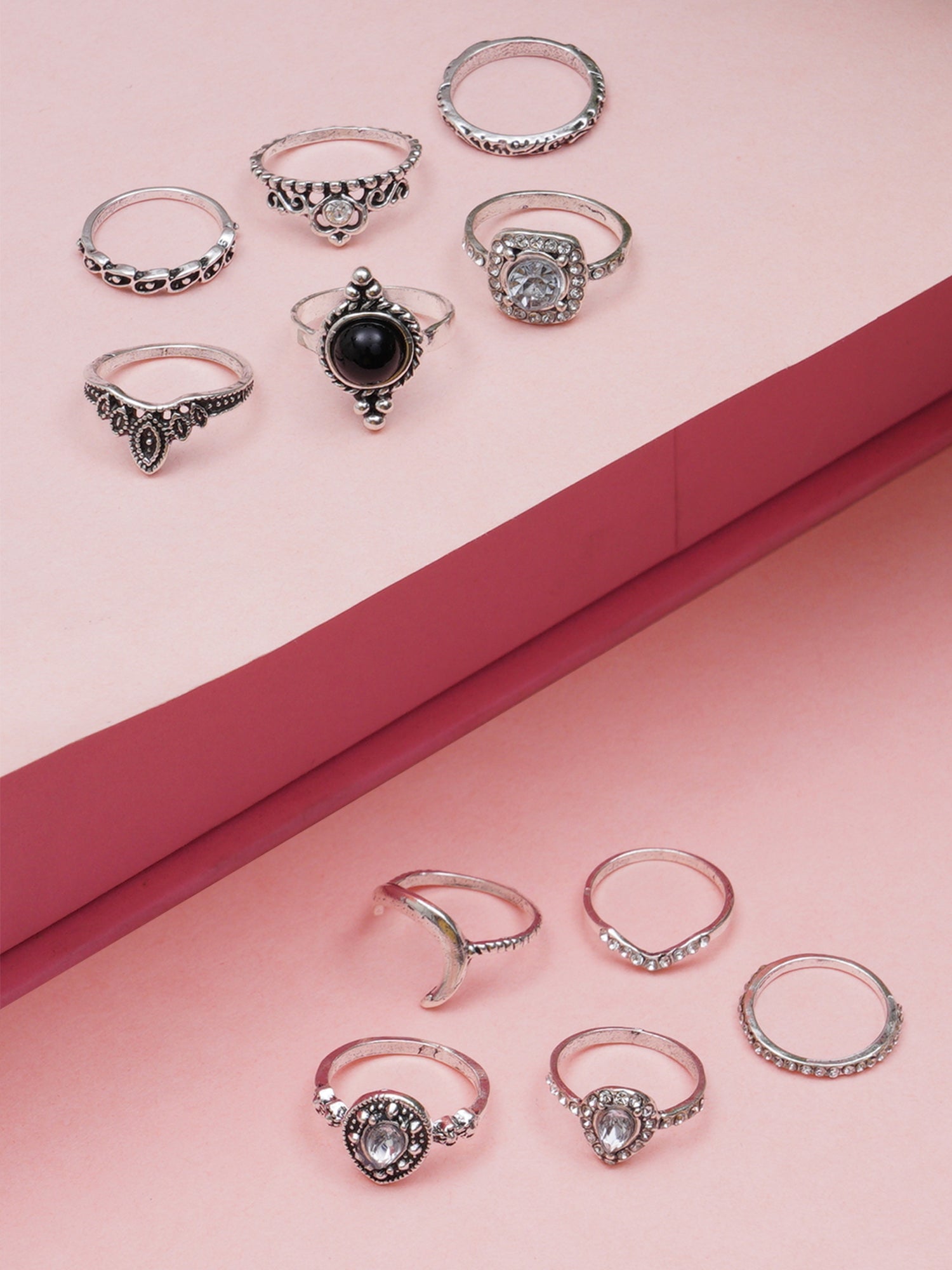 Buy Affordable Ring Combo Sets for Women Online At Karatcart